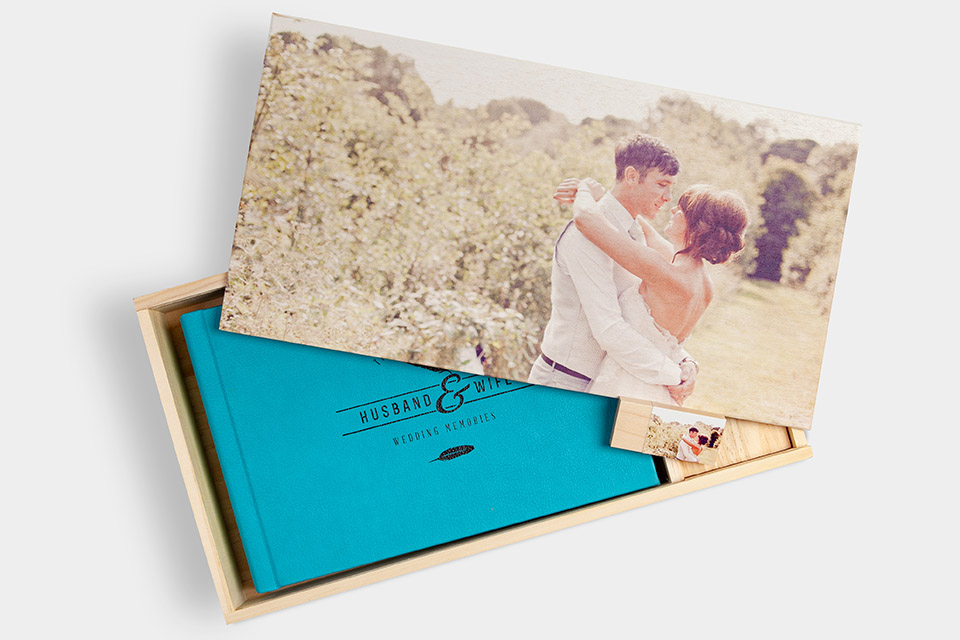 Book & Wooden USB Box | Loxley Colour